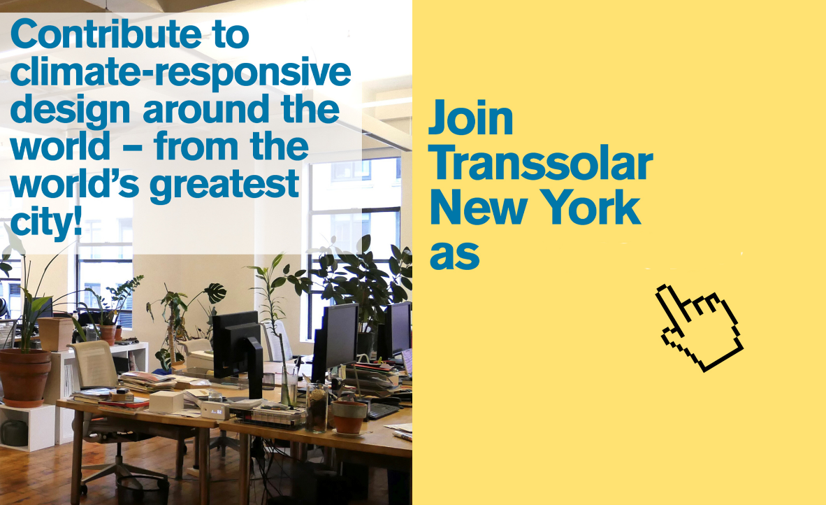 Transsolar New York is Hiring! | Transsolar | KlimaEngineering