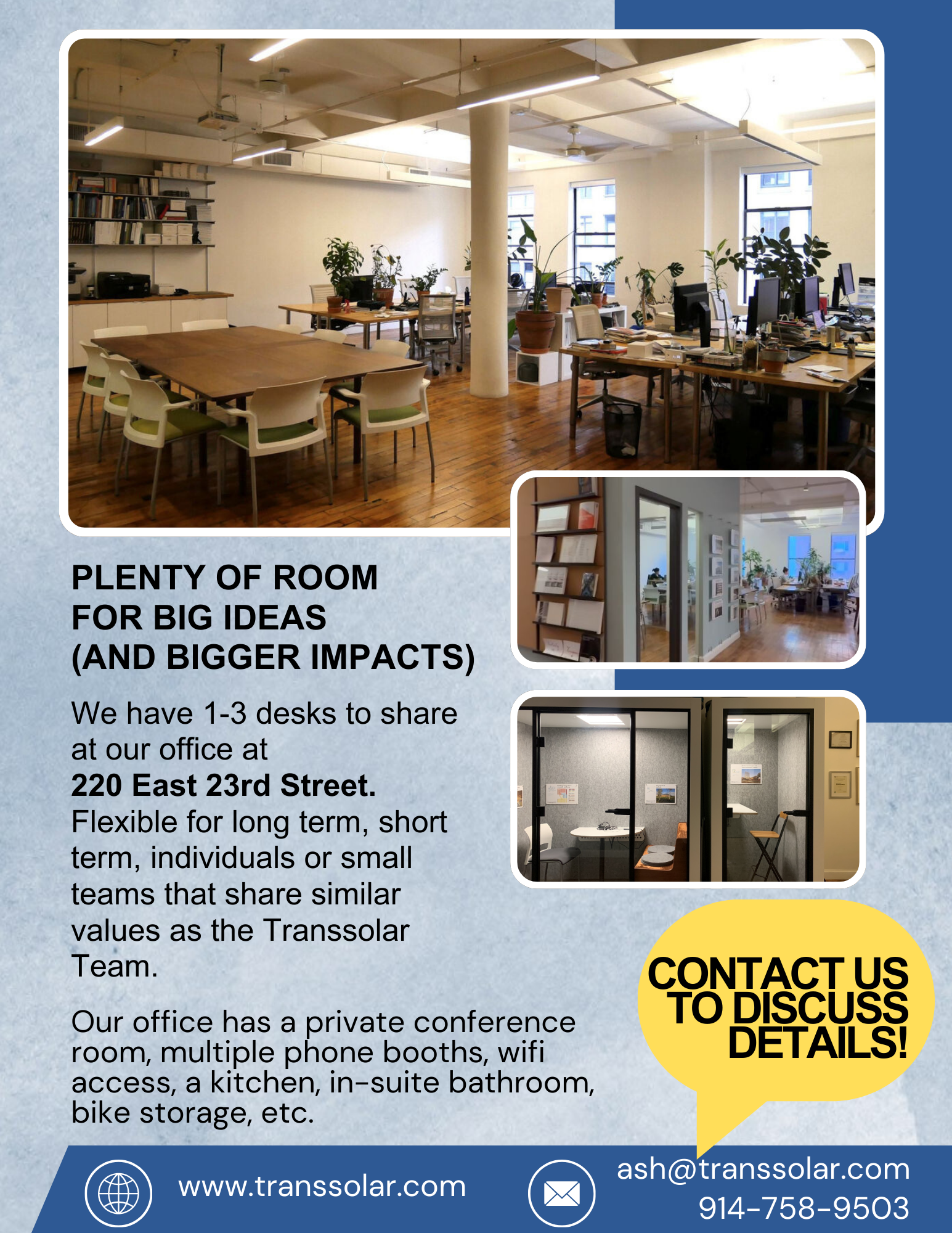 Plenty of Room for Big Ideas at the Transsolar New York Office ...