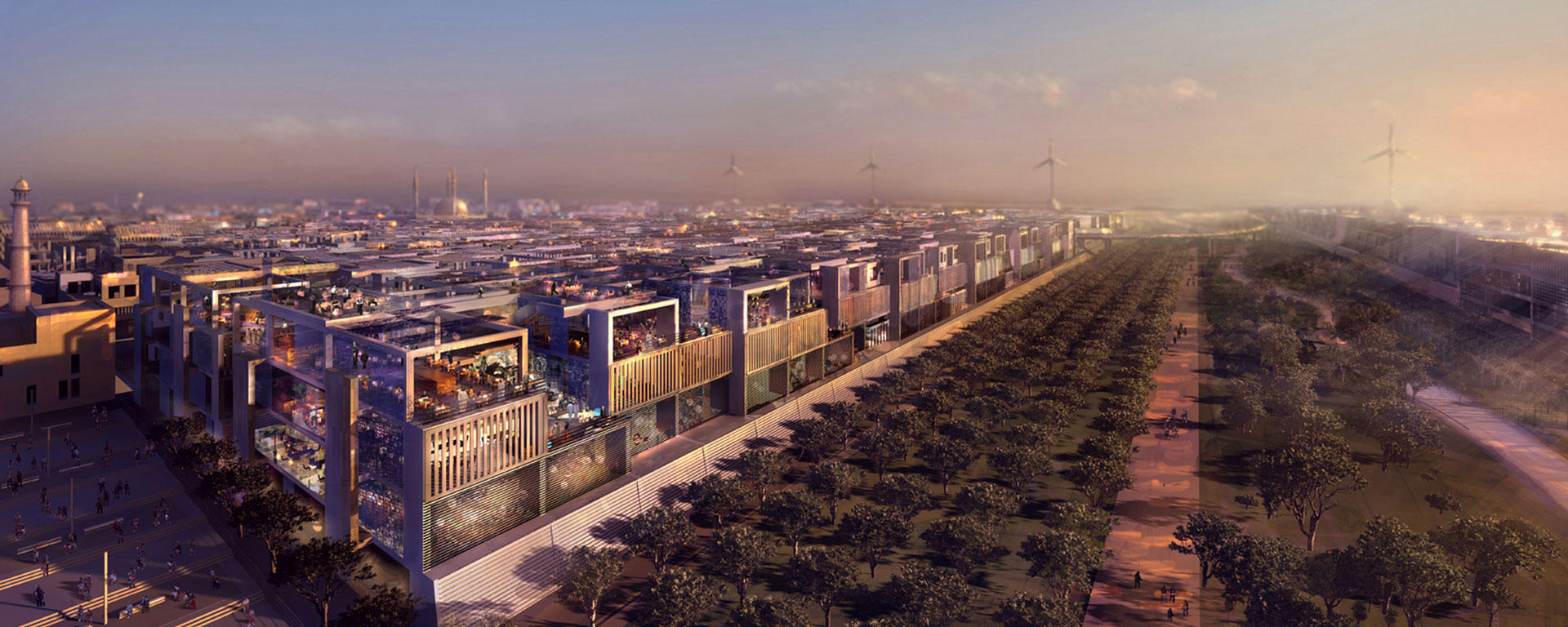 Masterplan Masdar City | Transsolar | KlimaEngineering