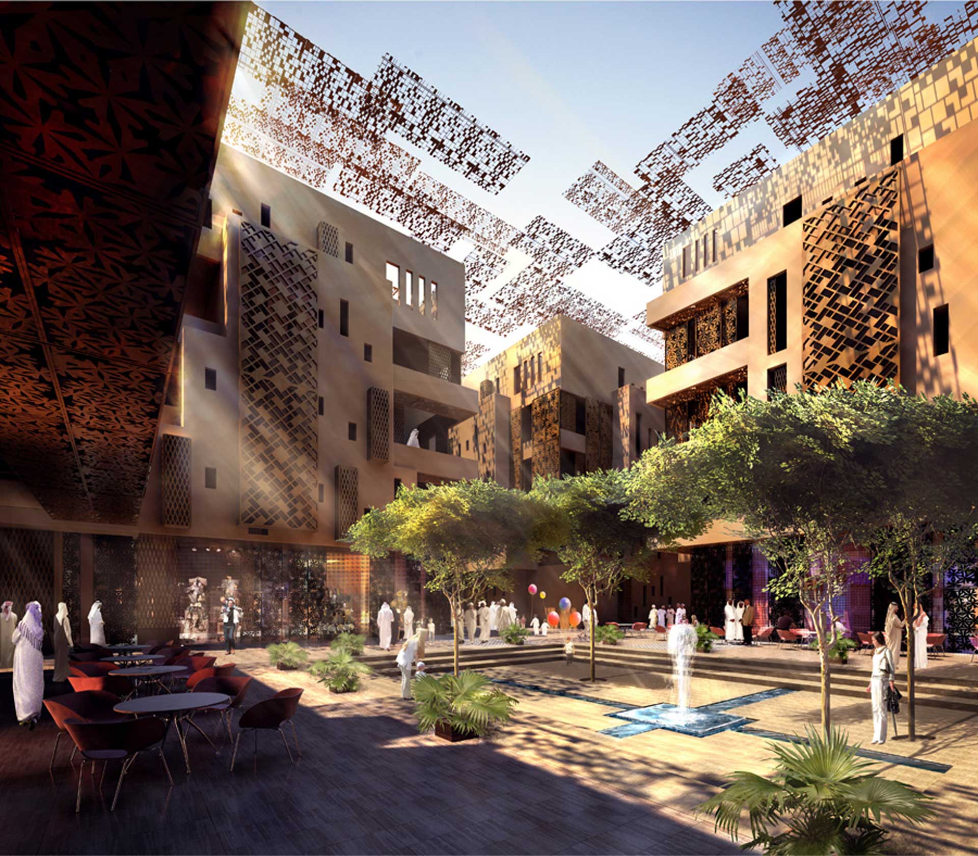 Masterplan Masdar City | Transsolar | KlimaEngineering