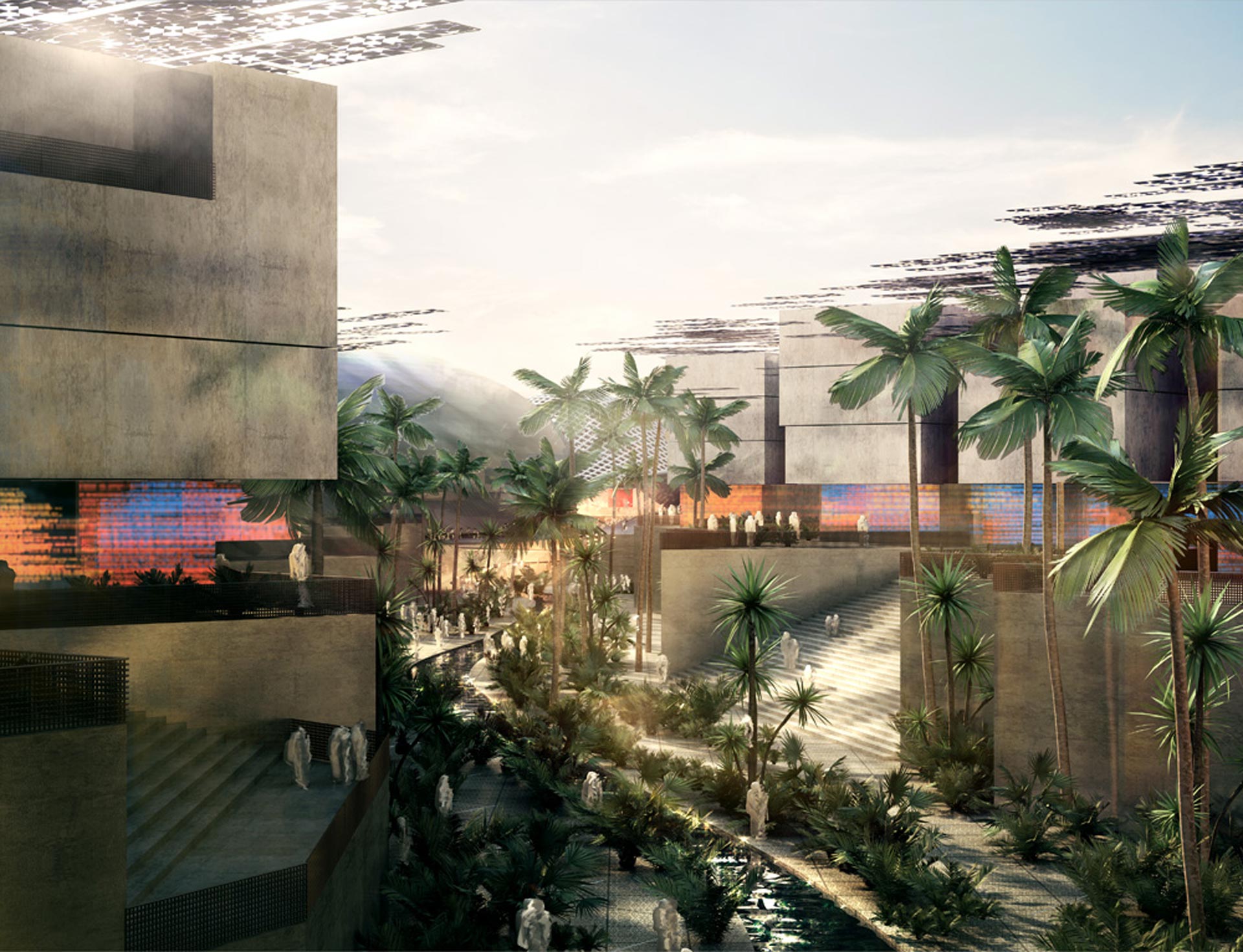 Masterplan Masdar City | Transsolar | KlimaEngineering