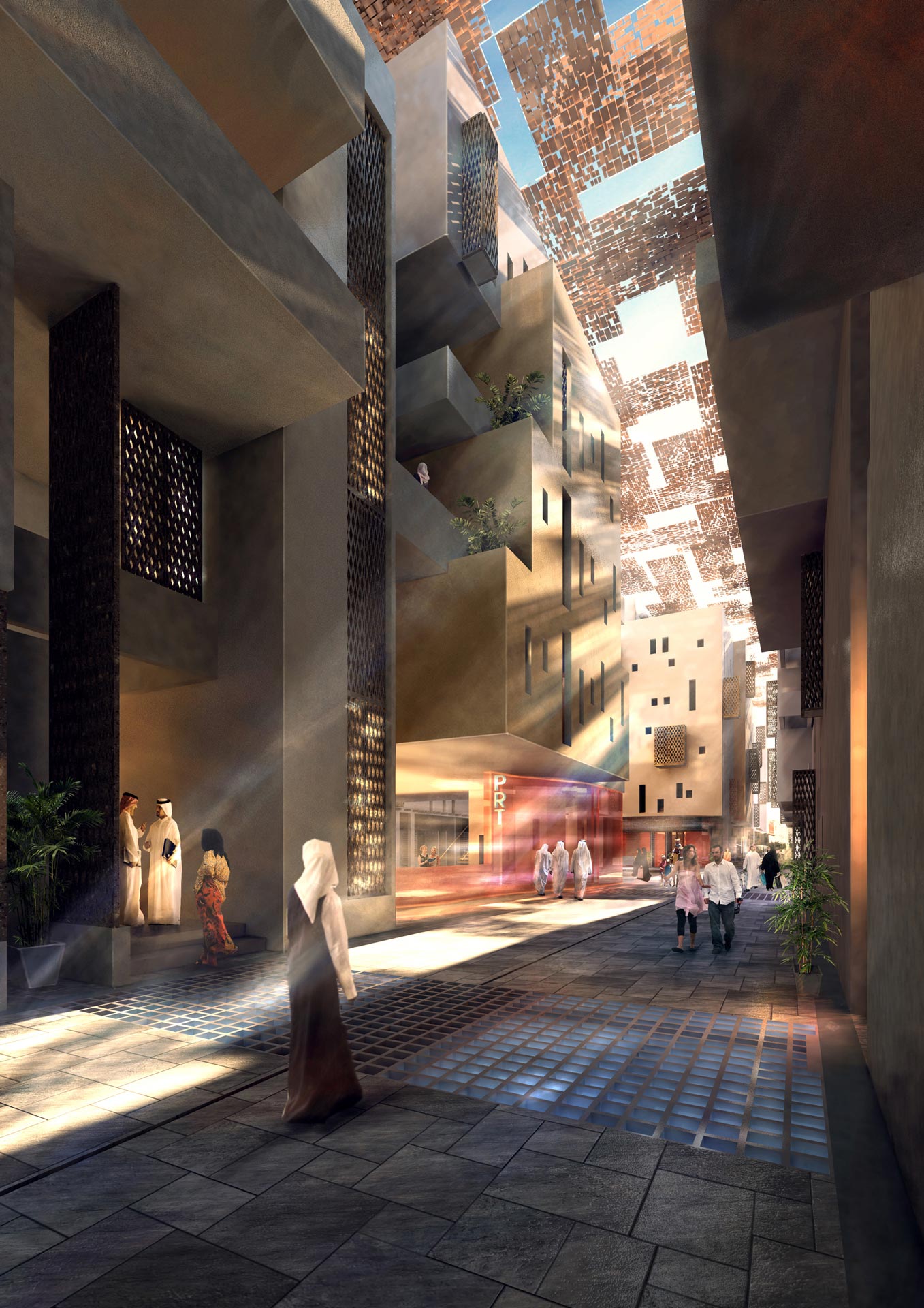 Masterplan Masdar City | Transsolar | KlimaEngineering