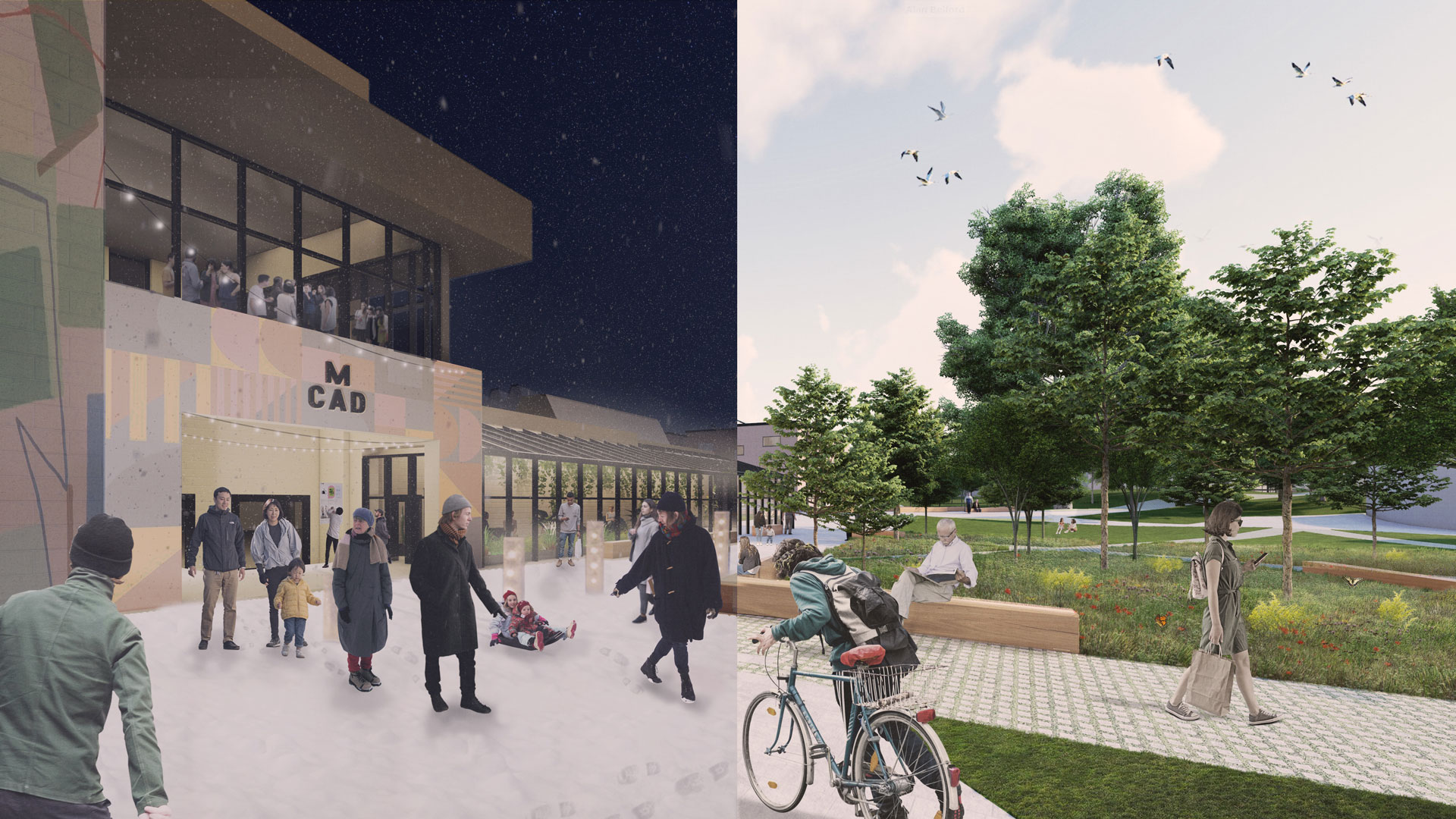 MCAD Campus Plan | Transsolar | KlimaEngineering