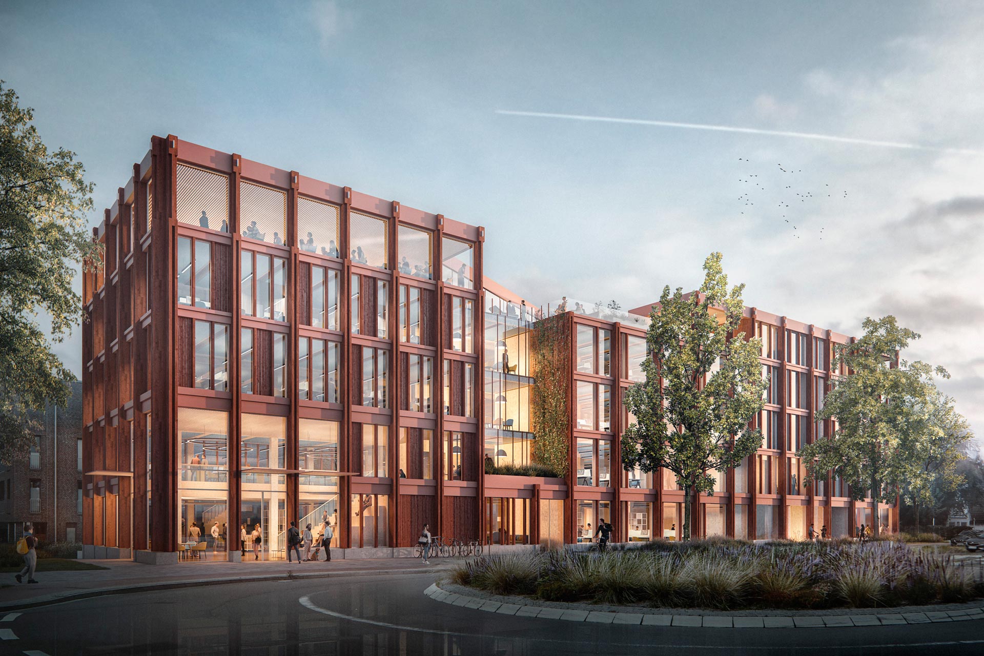 New Office Building - Plambeck Campus | Transsolar | KlimaEngineering