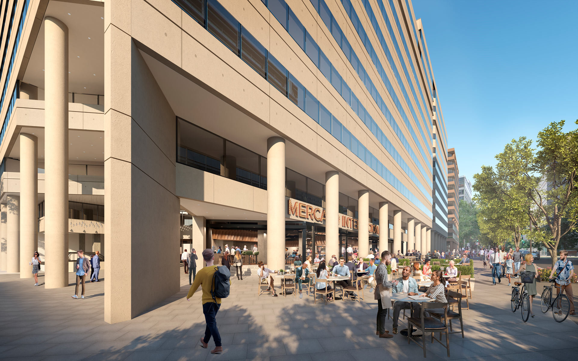 International Square Food Hall | Transsolar | KlimaEngineering