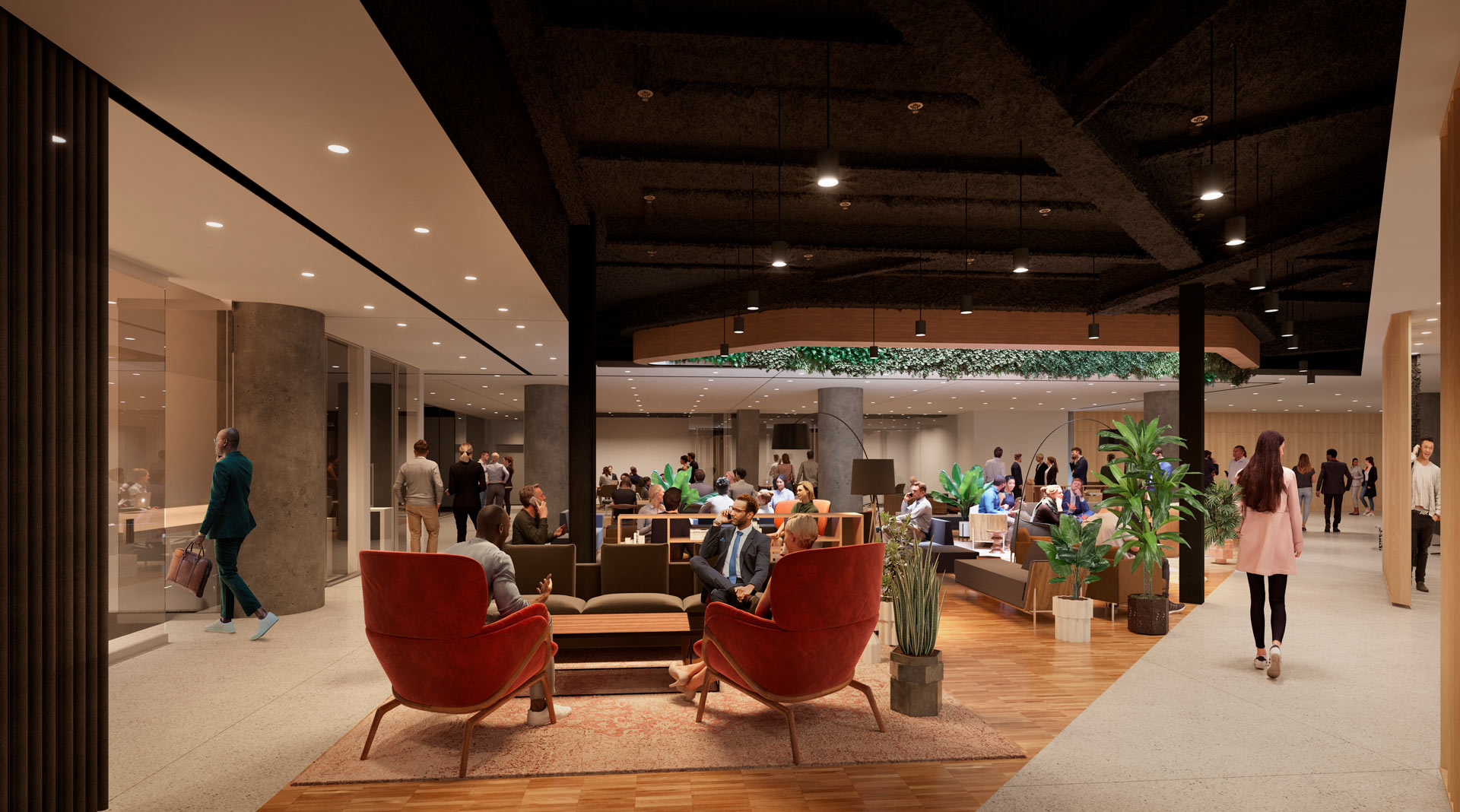 International Square Food Hall | Transsolar | KlimaEngineering